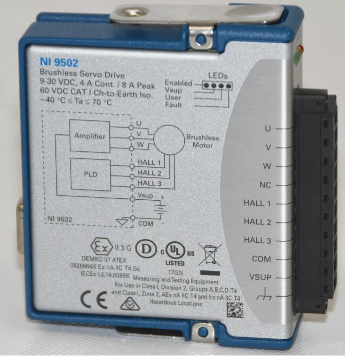 NI 9502 - Brushless Servo C Series Motor Drive Module — Extend Test