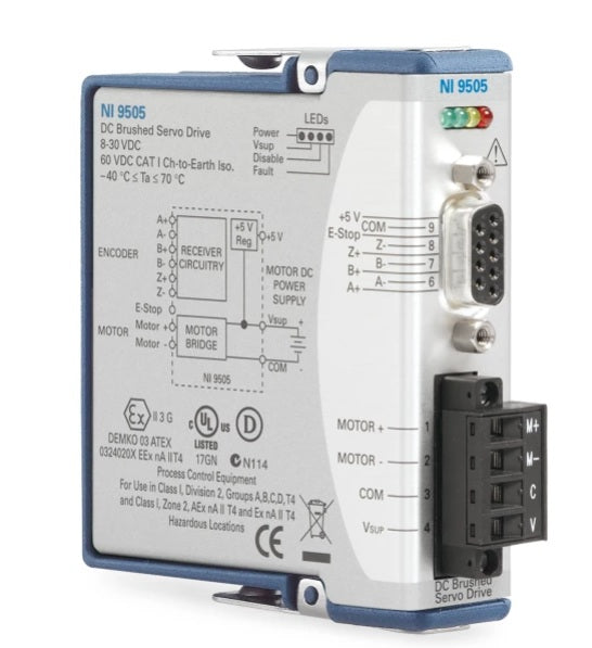 NI 9505 - Full H-Bridge Brushed DC Servo C Series Motor Drive Module ...